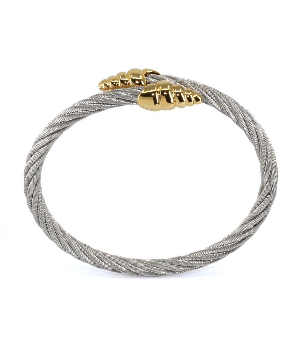 Charriol Celtic Coquille Bangle Yellow Gold | Rustan's