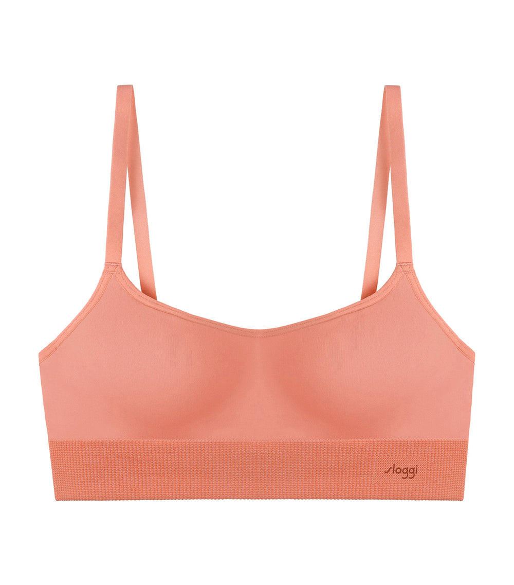 Triumph sloggi Ever Infused Vitamin Non-Wired Padded Bra Passion Orange ...