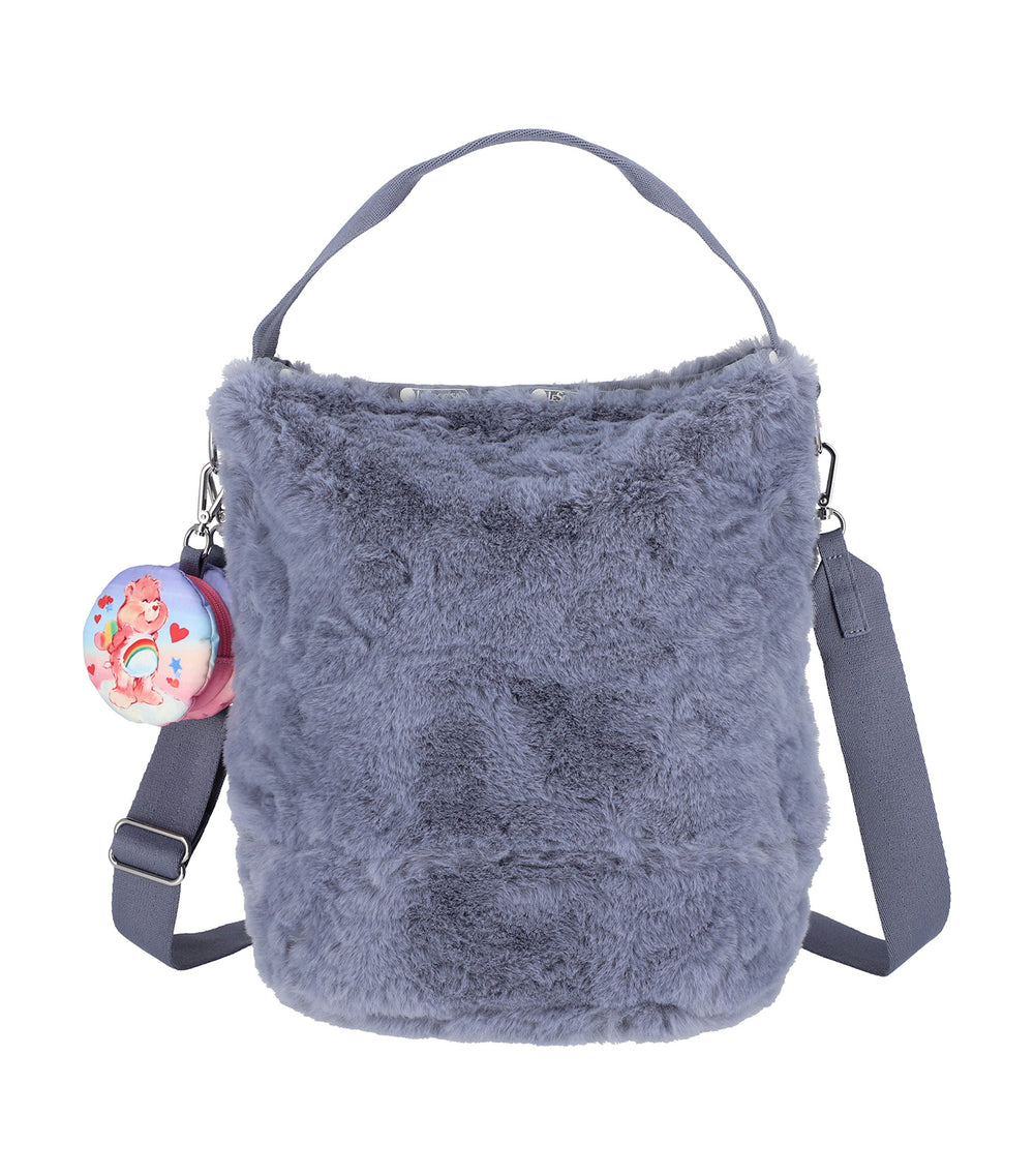 LeSportsac x Care Bears Convertible Bucket Bag Care Bears Fuzzy Gray ...