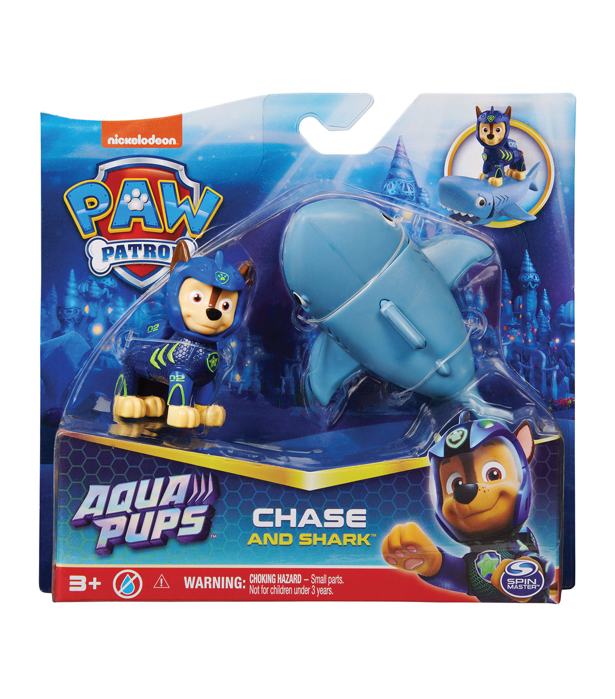 PAW Patrol Aqua Pups - Chase and Shark | Rustan's