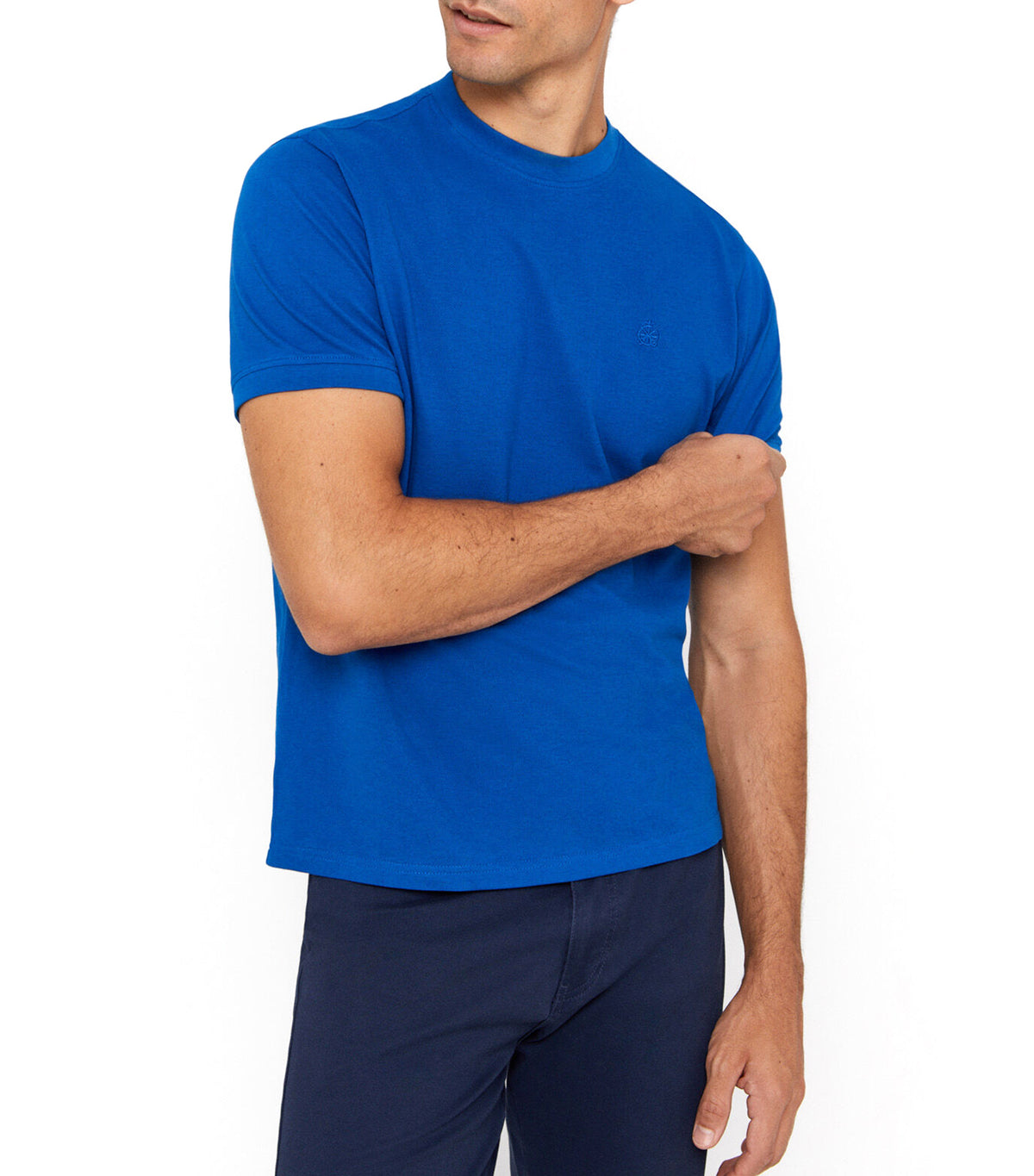 Cortefiel Basic Pique T-Shirt Blue | Rustan's