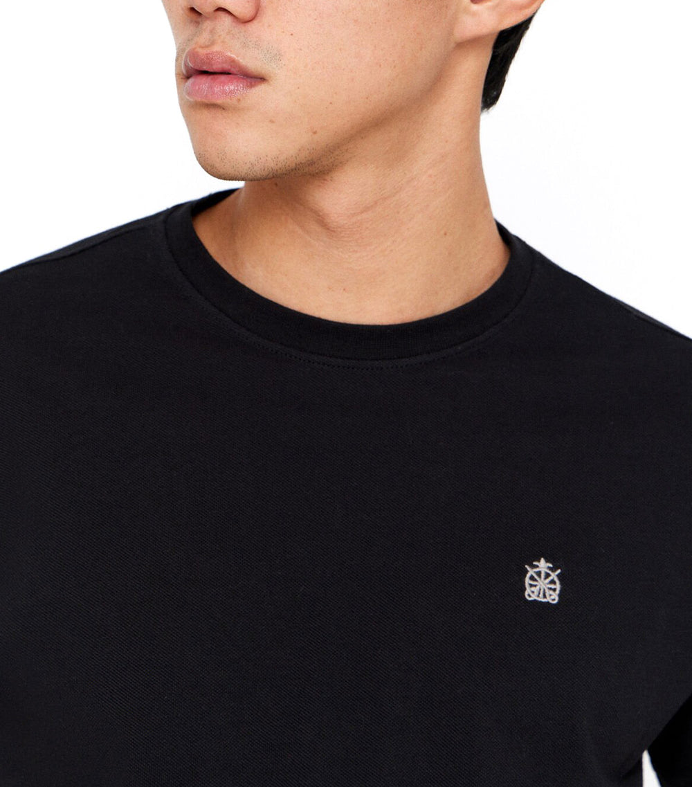 Cortefiel Basic Piqué T-shirt Black | Rustan's
