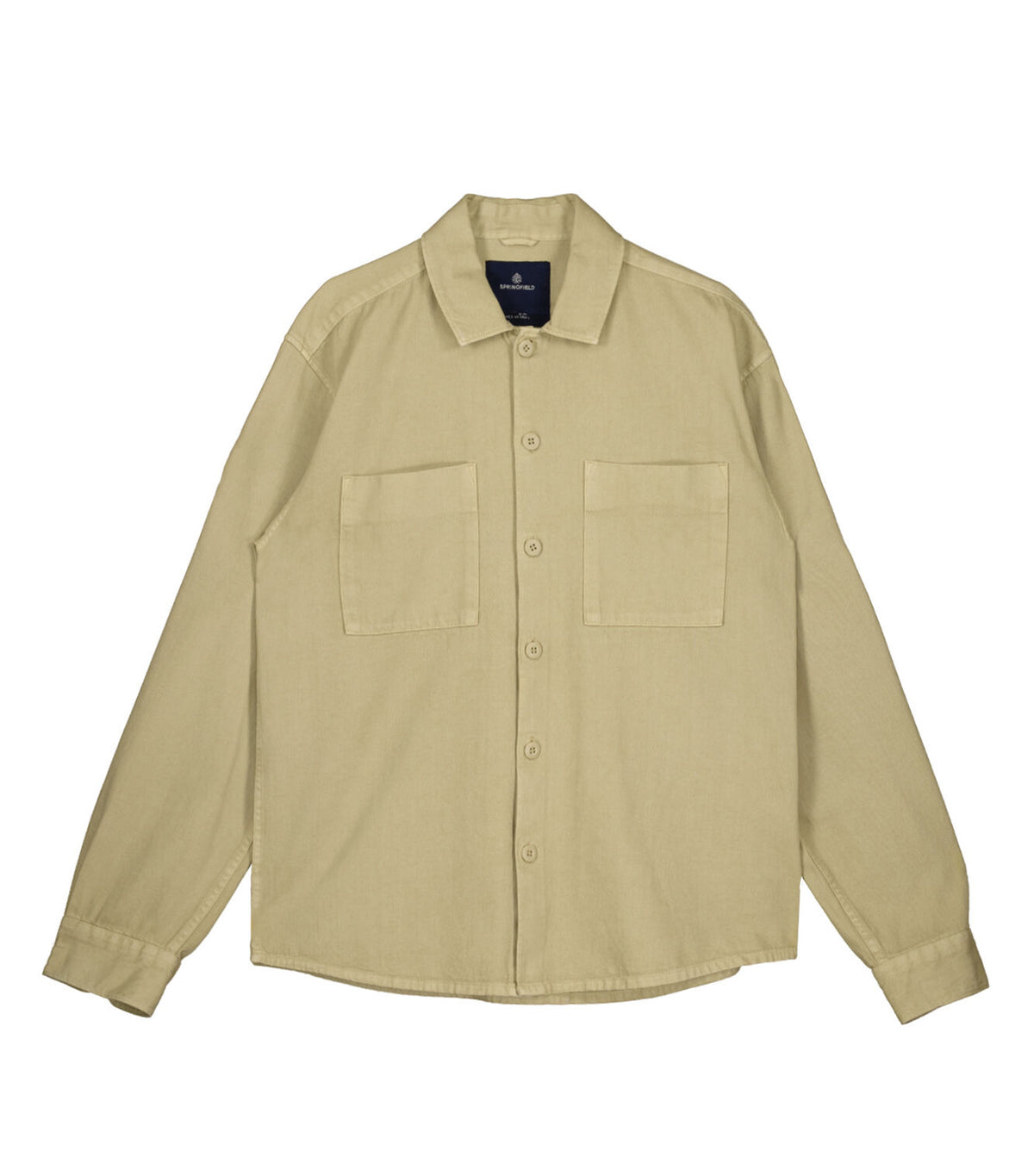Springfield Garment Dye Overshirt Beige | Rustan's