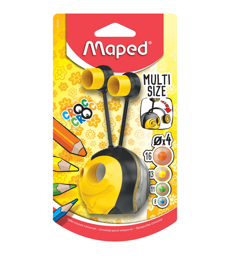 Maped Croc Croc Bee Sharpener 4 Holes | Rustan's