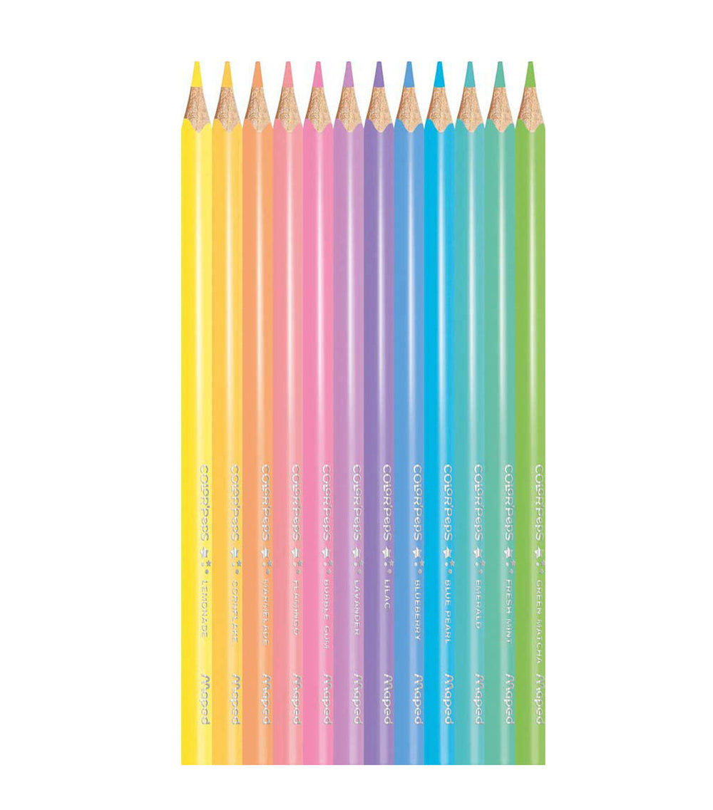 Maped Color'Peps Pastel Colored Pencils x 12 | Rustan's