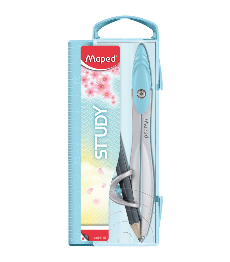 Maped Study Compass Pastel with Pencil | Rustan's