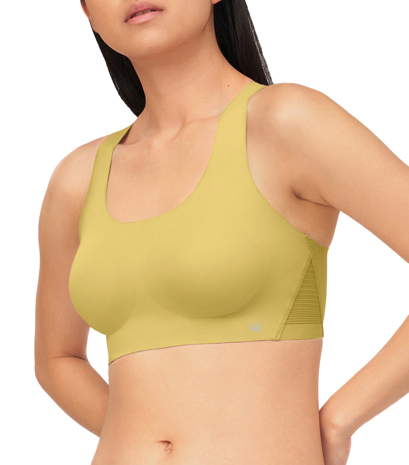 Triumph Flex Smart Non-Wired Padded Pull On Bra Moss Light Triumph Flex Smart Non-Wired Padded Pull On Bra Moss Light