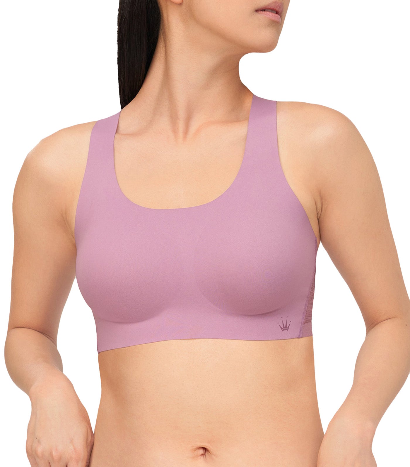 Triumph Flex Smart Non-Wired Padded Pull On Bra Purple Triumph Flex Smart Non-Wired Padded Pull On Bra Purple