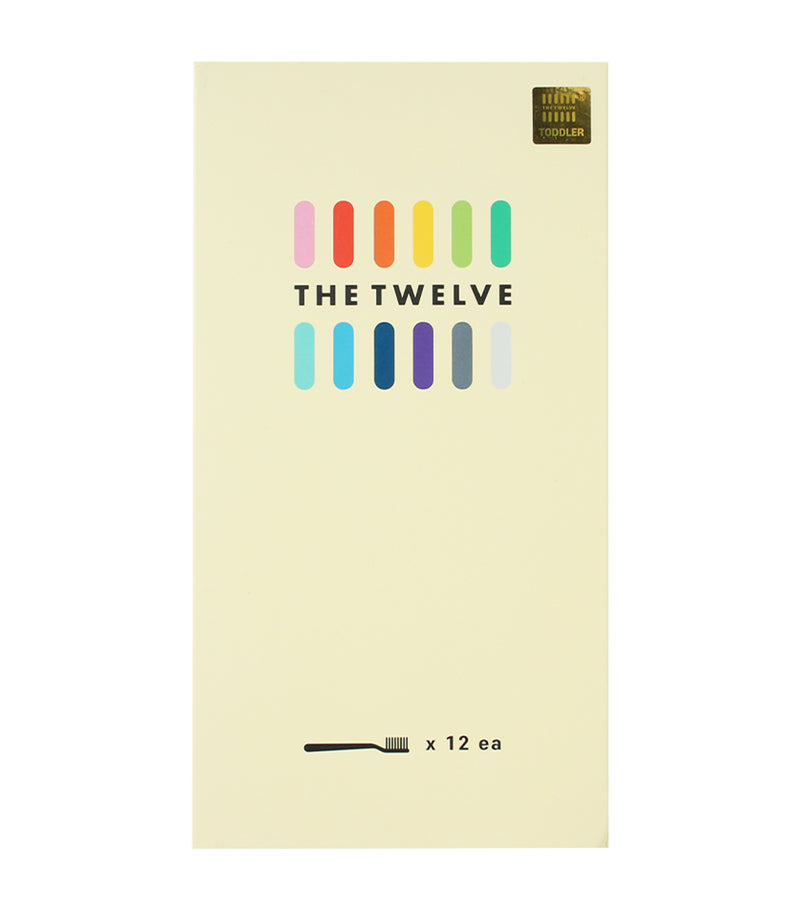 The Twelve 12-Piece Toddler Toothbrush Set - Pastel