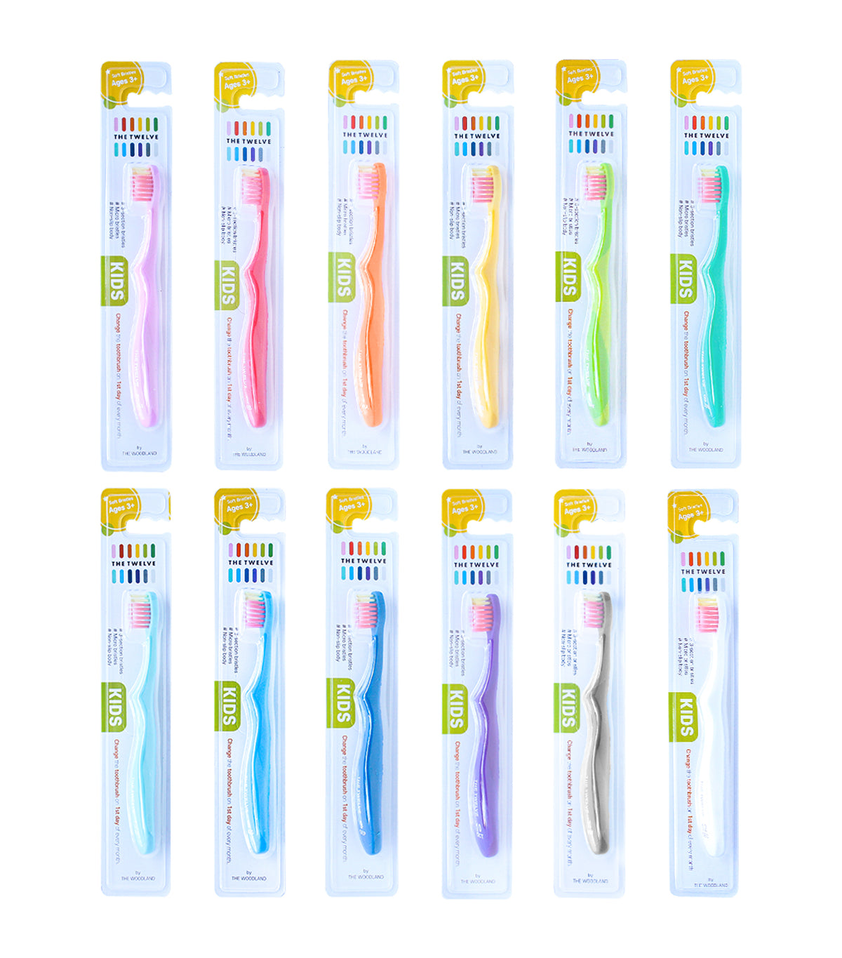 The Twelve 12-Piece Kids Toothbrush Set - Vivid | Rustan's