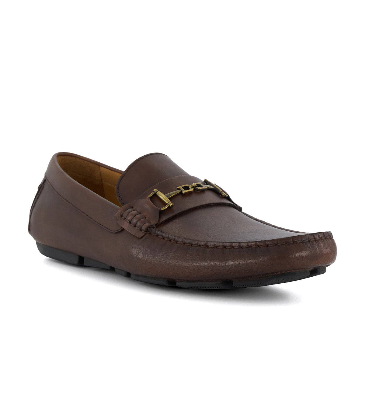 Dune London Beckon Driver Shoes Dark Brown | Rustan's