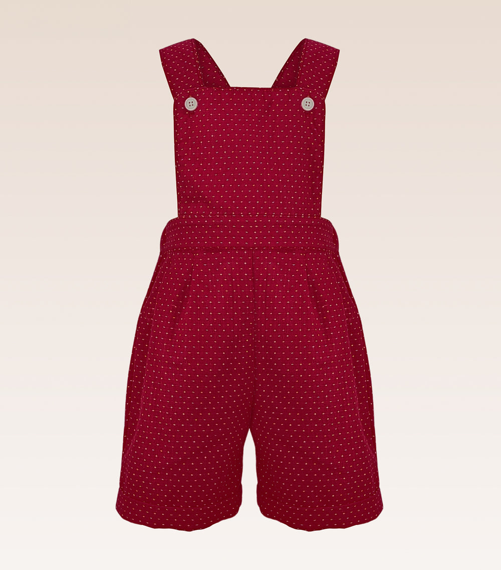 Periwinkle Avery Baby Red Jumper Overalls | Rustan's