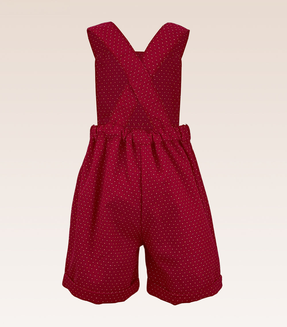 Periwinkle Avery Baby Red Jumper Overalls | Rustan's