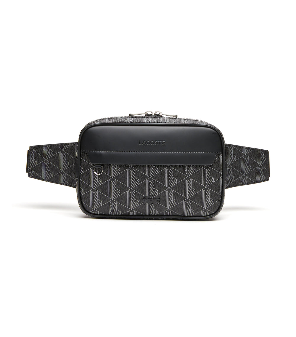 Lacoste Men's The Blend Monogram Print Body Bag Monogram Noir Gris ...