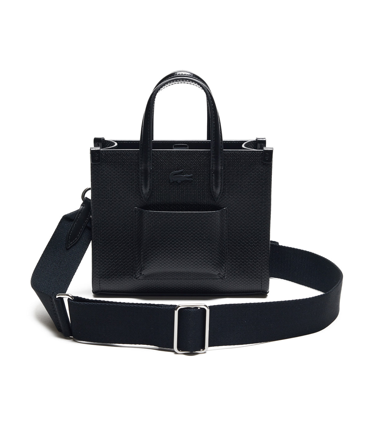 Lacoste Mini Chantaco Leather Tote Noir | Rustan's