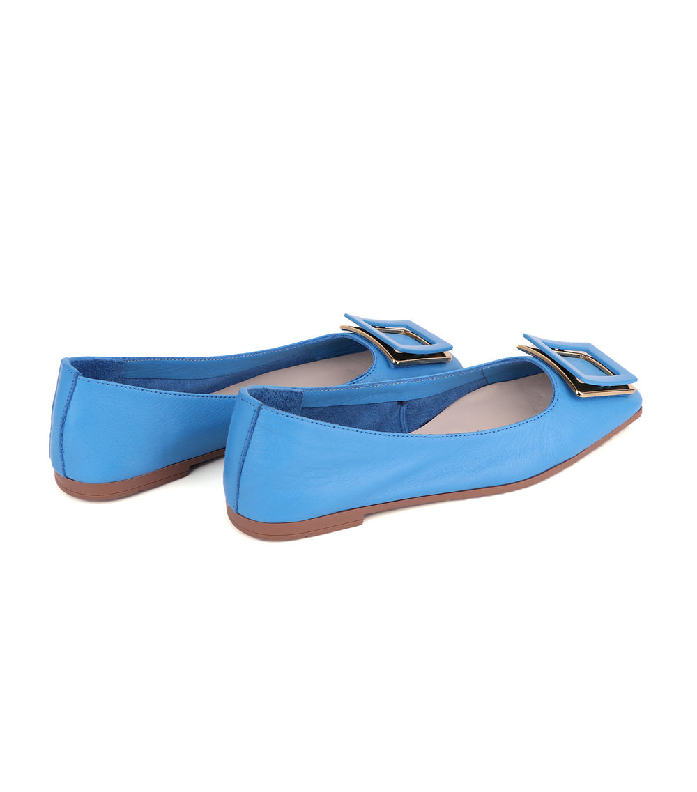 Gloria Ballet Flats Alaska Blue | Rustan's