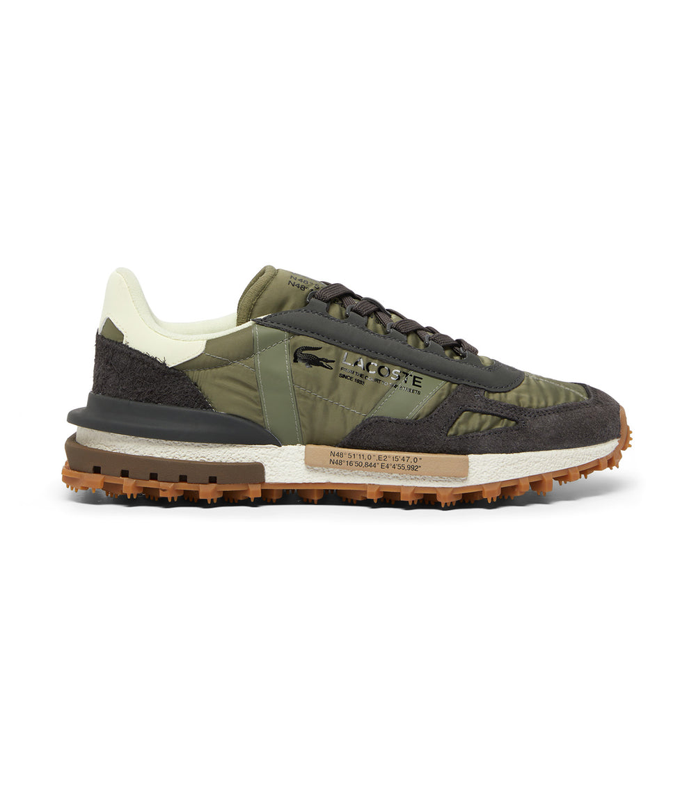 Lacoste Men's Elite Active Trainers Khaki/Dark Green | Rustan's