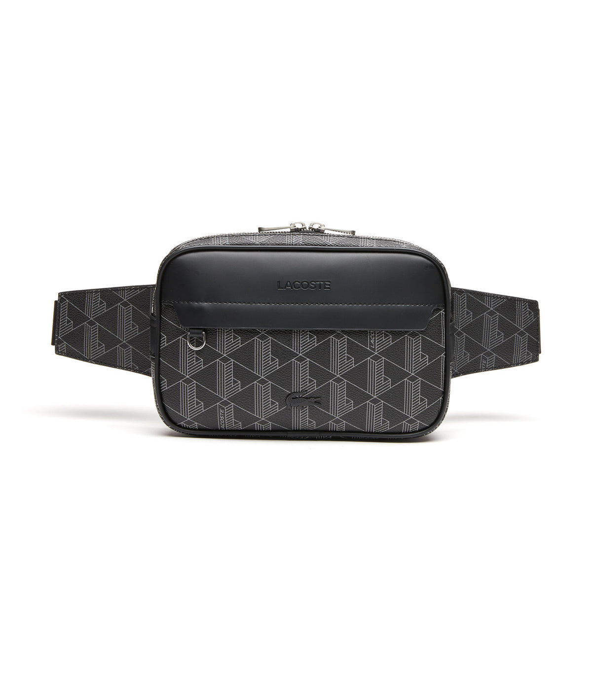 Lacoste Men's The Blend Monogram Print Body Bag Monogram Noir Gris ...