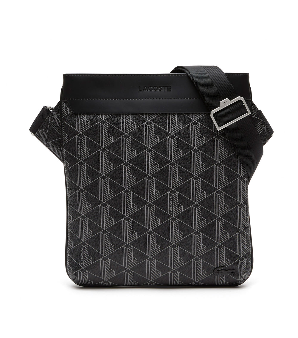 Lacoste Men’S Lacoste The Blend Monogram Print Shoulder Bag Monogram ...