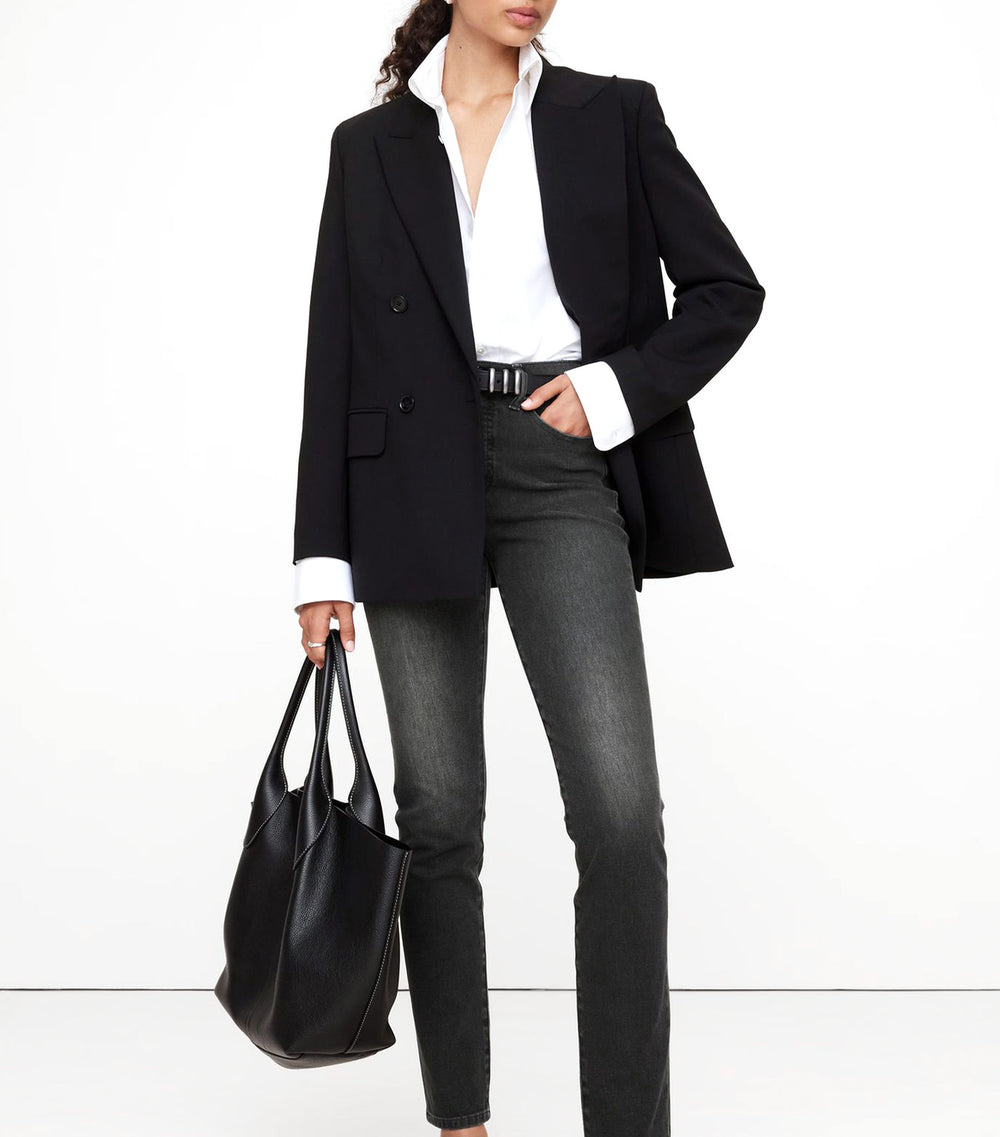 Banana Republic High-Rise Slim Jean Black Wash | Rustan's