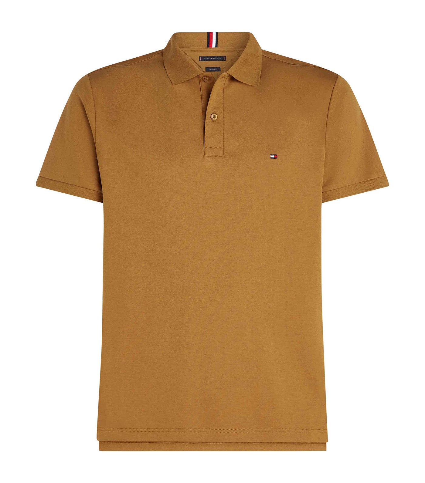 Tommy Hilfiger Men s Liquid Cotton Essential Regular Polo Country Brown Rustan s