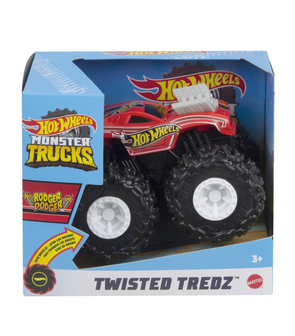 Hot Wheels Monster Trucks Twisted Tredz - Rodger Dodger | Rustan's