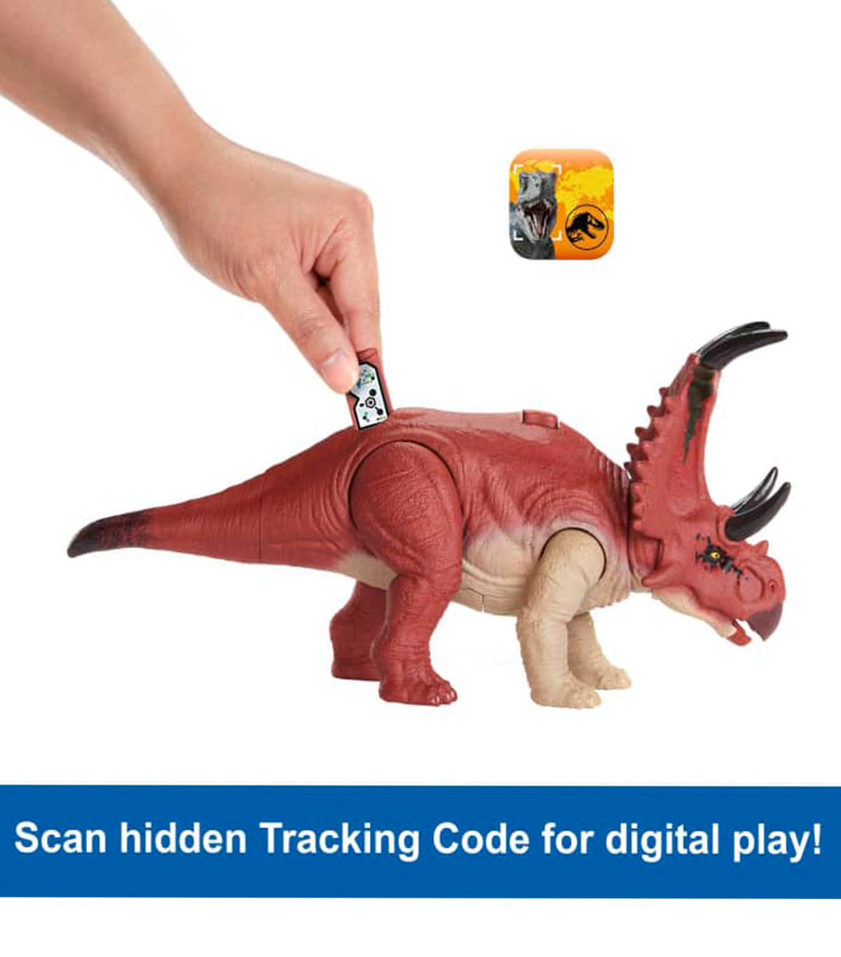 Jurassic World Wild Roar Diabloceratops Dinosaur Toy Figure With Sound ...