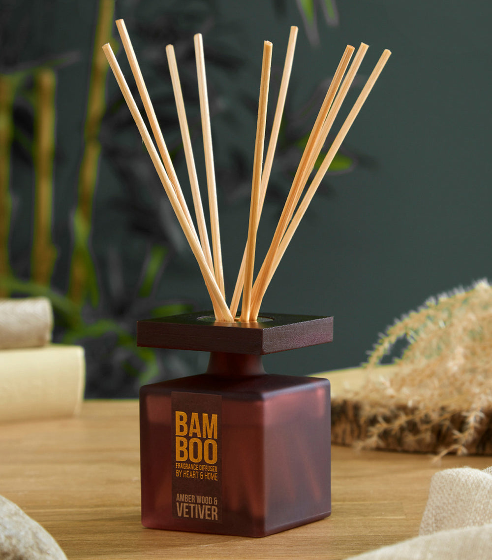 Heart & Home Amber Wood & Vetiver Fragrance Diffuser | Rustan's