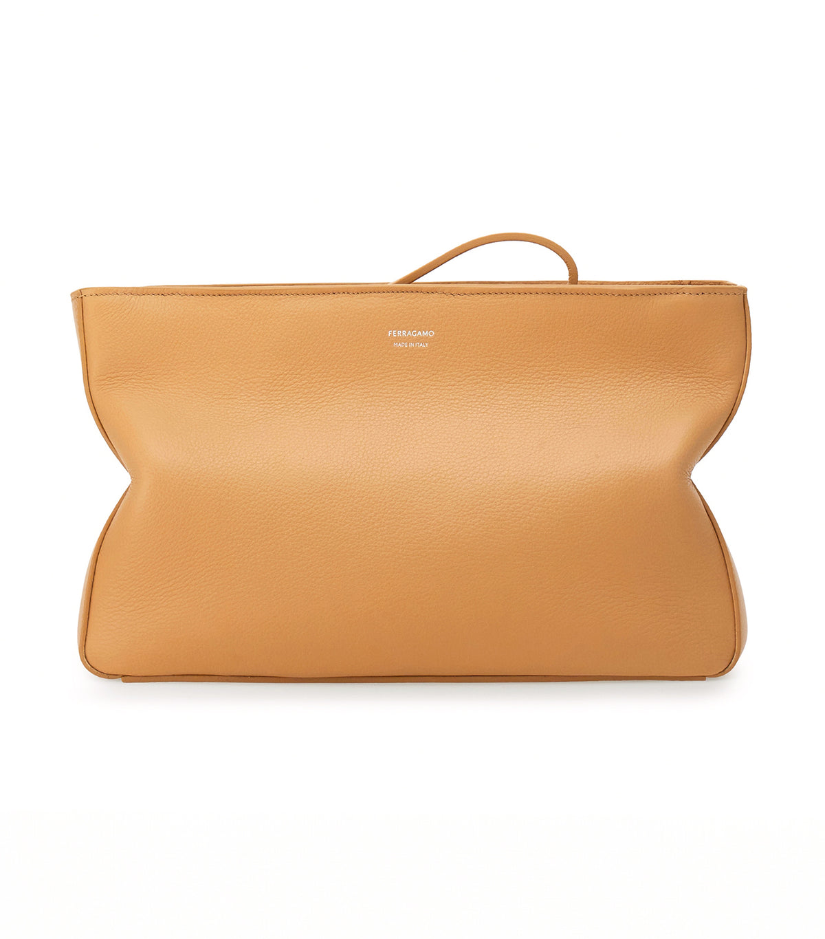 Ferragamo Soft Pouch Light Camel | Rustan's