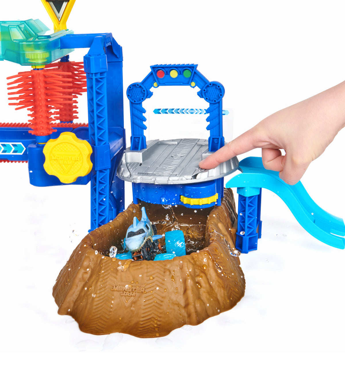 Monster Jam Megalodon Monster Wash - Car Wash Playset | Rustan's