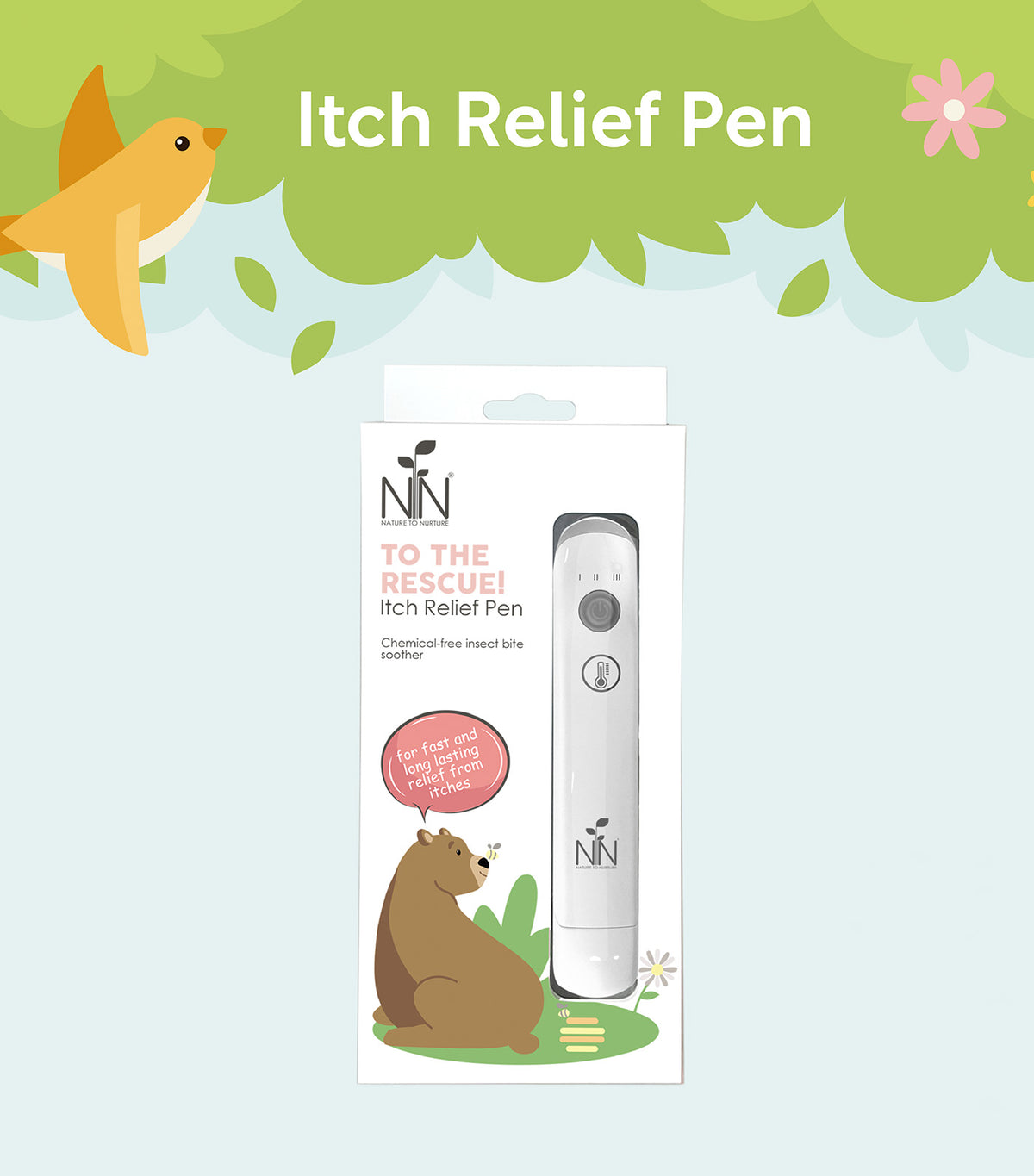 Nature to Nurture To The Rescue! Itch Relief Pen | Rustan's