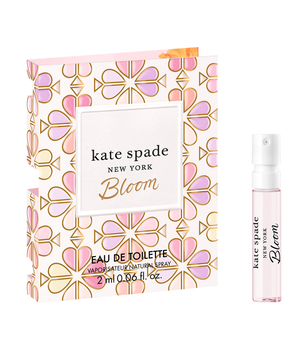 Kate Spade New York Complimentary Bloom Mini Mist 2ml Sample Card ...