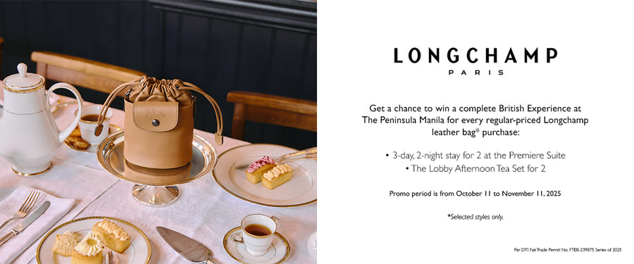 Longchamp in the Philippines | Rustan's