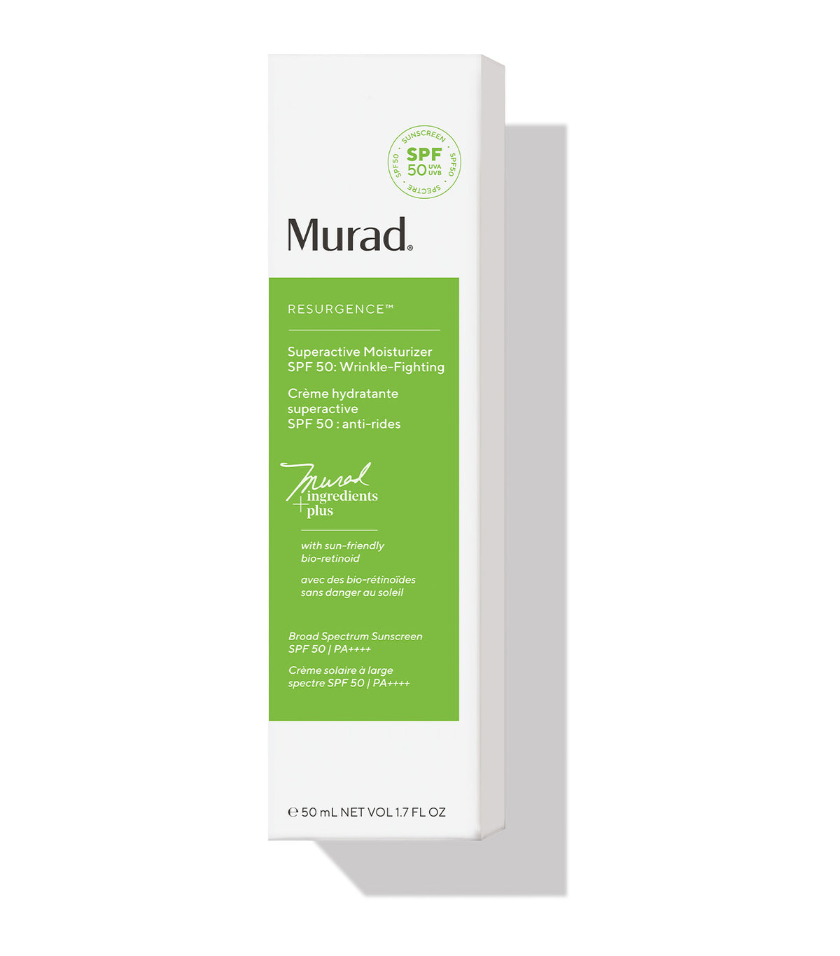 Murad Superactive Wrinkle-Fighting Moisturizer SPF 50 | PA++++ | Rustan's