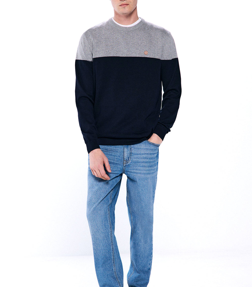 Springfield Basic Color Block Jersey Navy | Rustan's