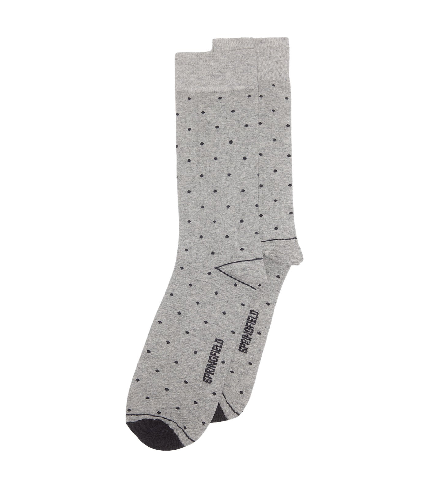 Springfield Micro Polka Dot Socks Gray