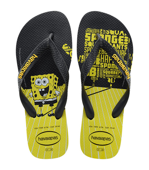 Havaianas Top Spongebob Flip Flops New Graphite | Rustan's