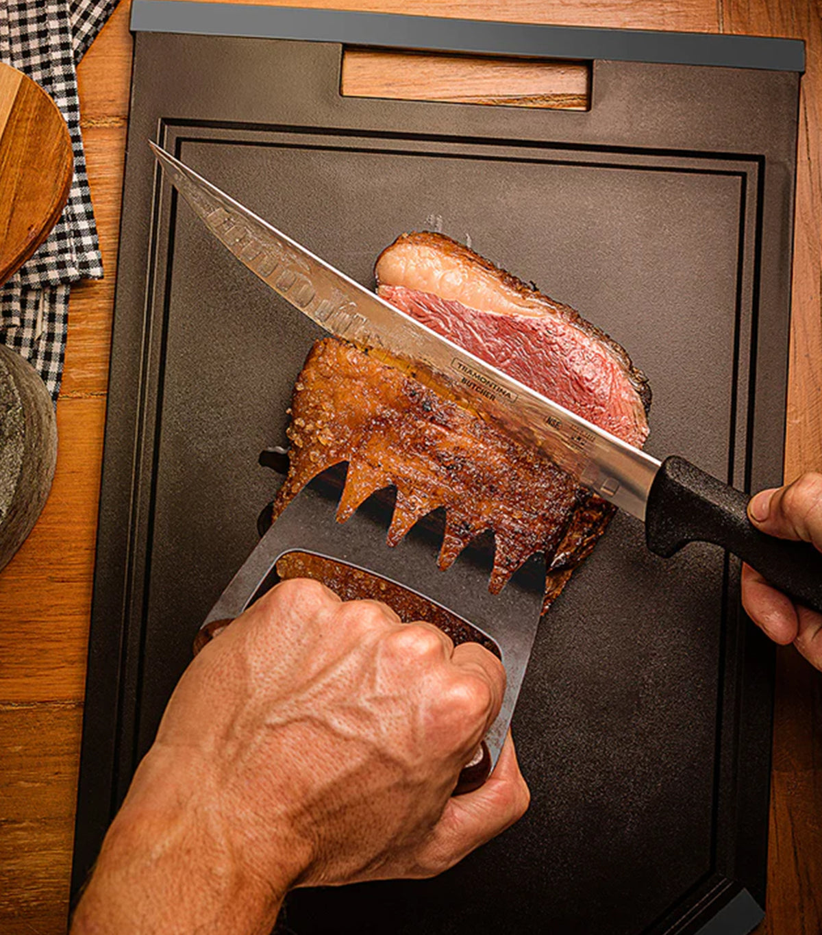 Tramontina Churrasco Black Collection FSC-Certified Barbecue Claw ...