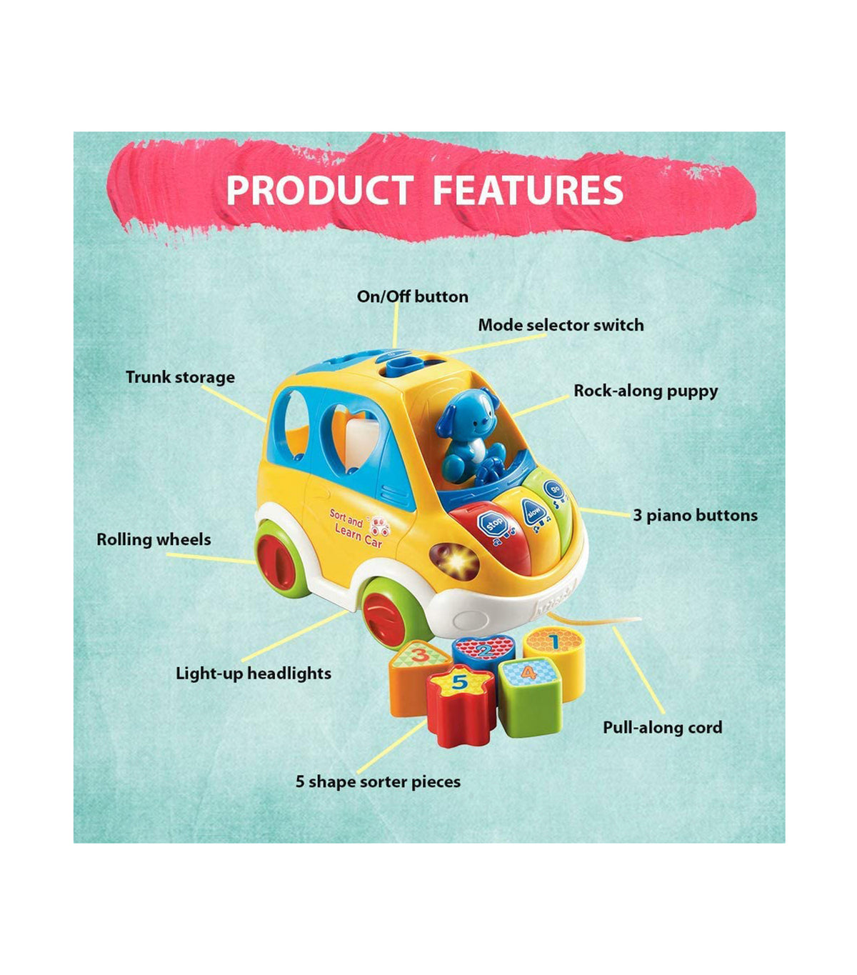 VTech Sort and Learn Car