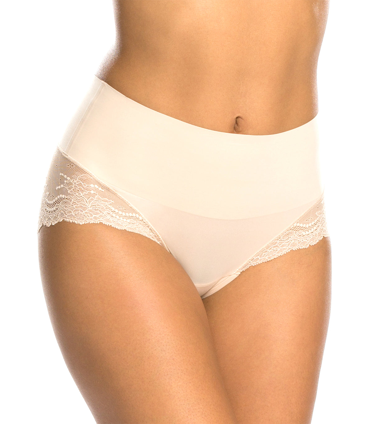 Spanx Undie Tectable® Lace Hi Hipster Panty Soft Nude Rustans