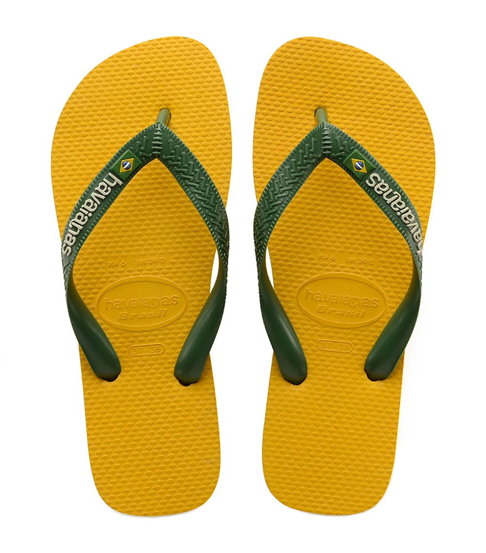 Havaianas Brazil Logo Flip Flops - Banana Yellow | Rustan's
