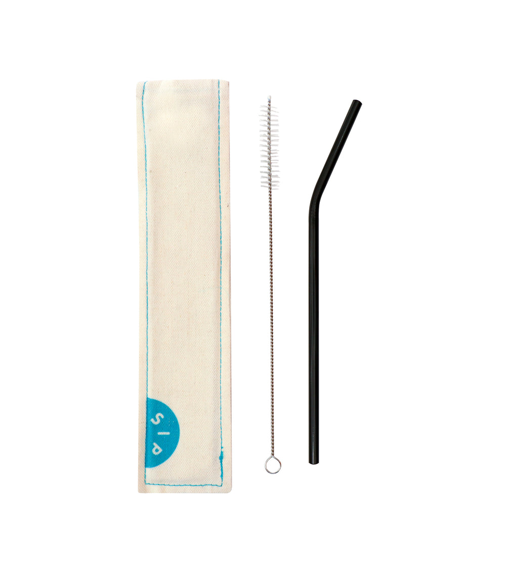 SIP Rookie Straw Set - Black | Rustan's