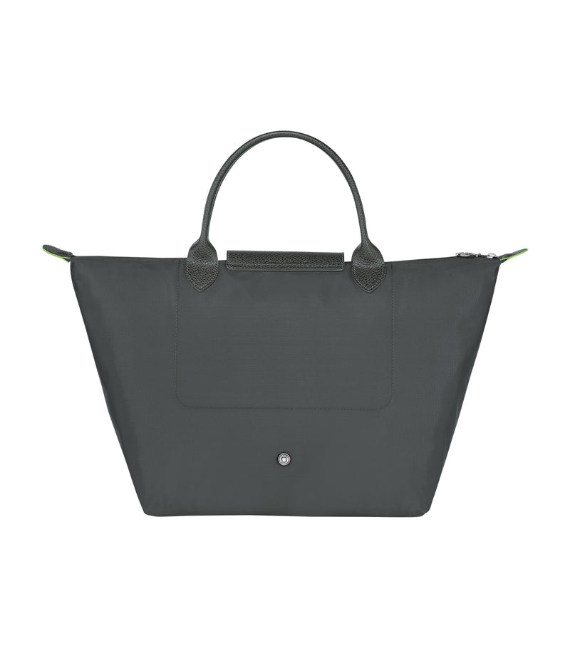 Longchamp Le Pliage Green Top Handle Bag M Graphite | Rustan's