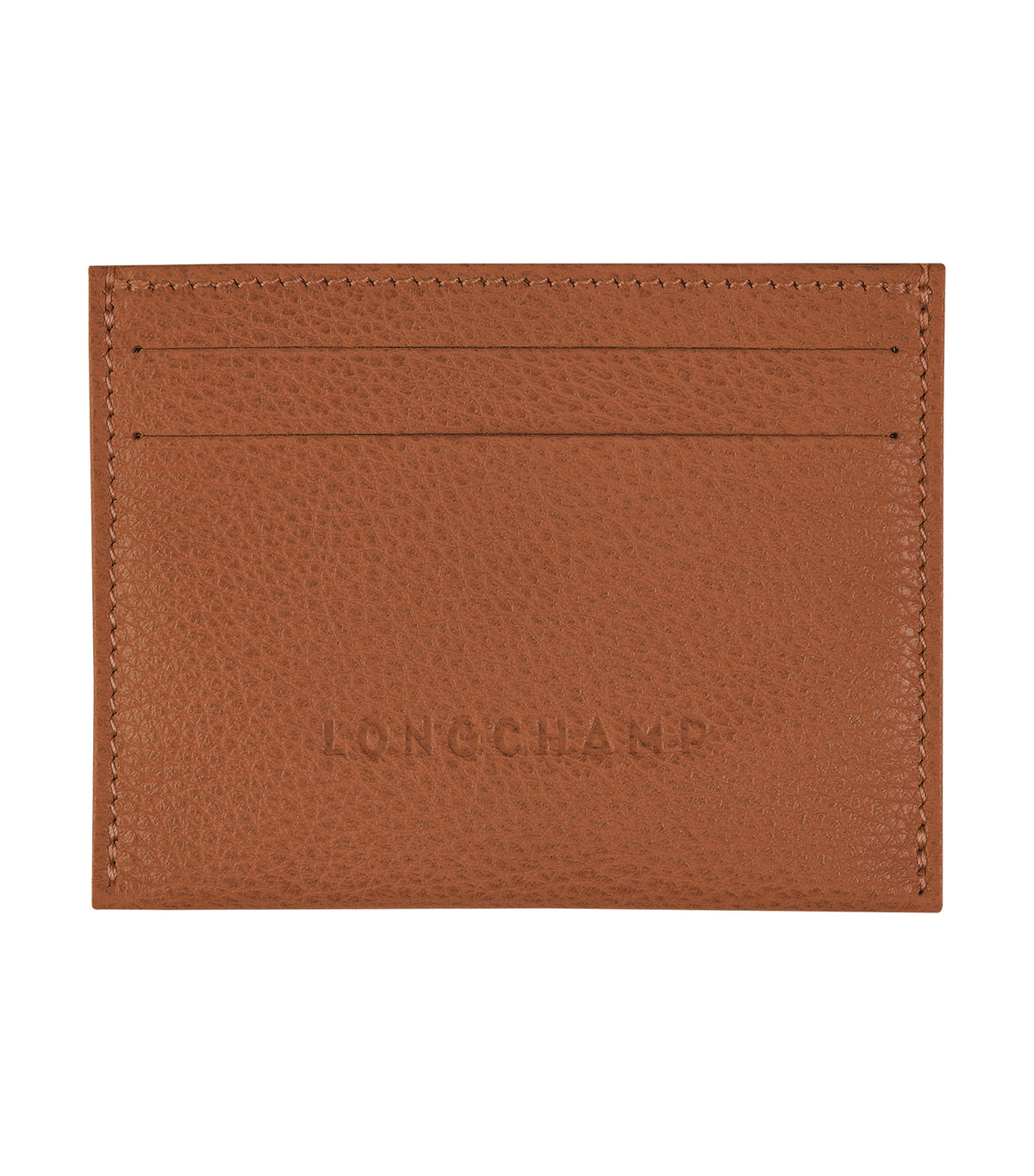 Longchamp Le Foulonné Card Holder Caramel | Rustan's