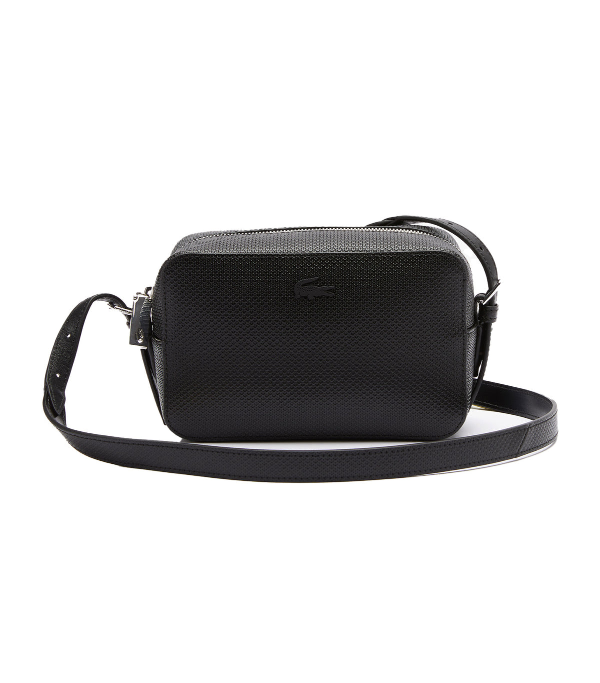 Lacoste Women's Chantaco Leather Small Crossbody Bag Noir | Rustan's
