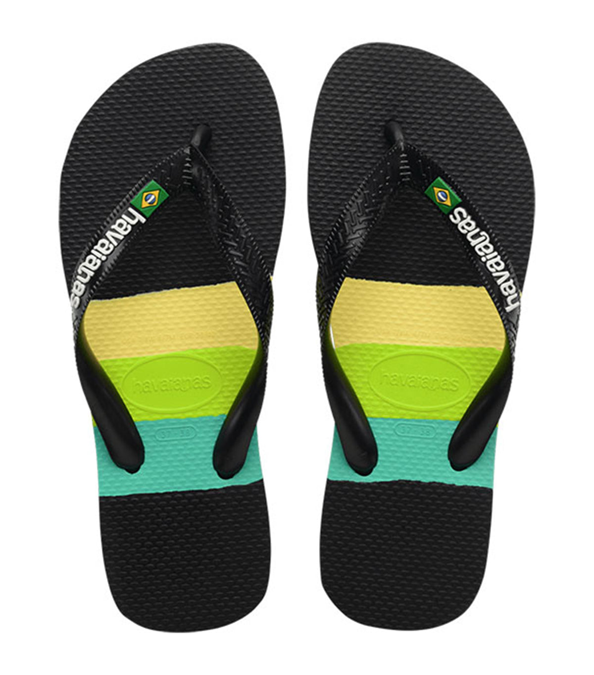 Havaianas Brasil Tech Flip Flops Black | Rustan's