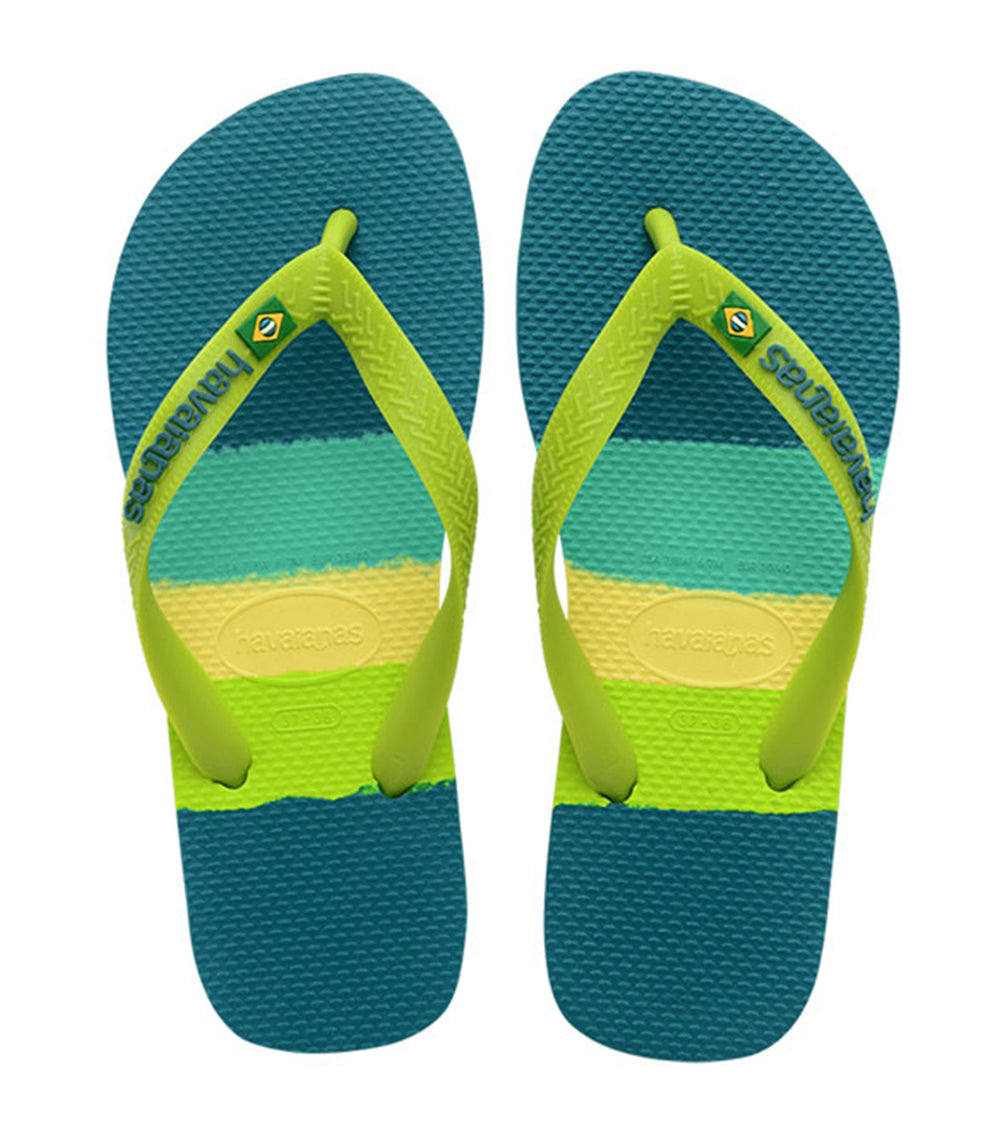 Havaianas Brasil Tech Flip Flops Vibe Green | Rustan's