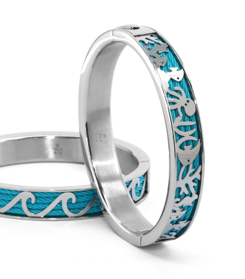 Charriol Bangle Forever Ocean Blue | Rustan's