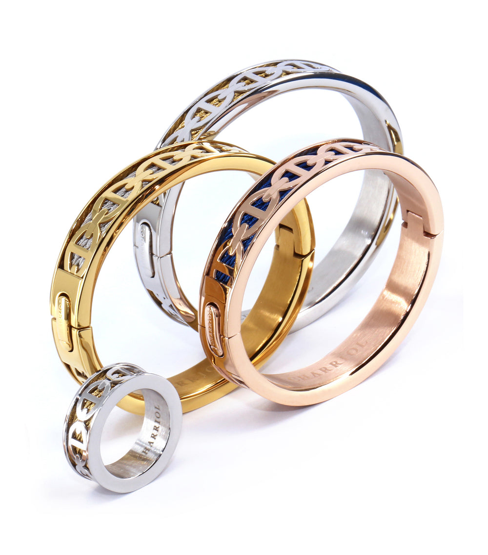 Charriol Bangle Forever Marine Rose Gold | Rustan's