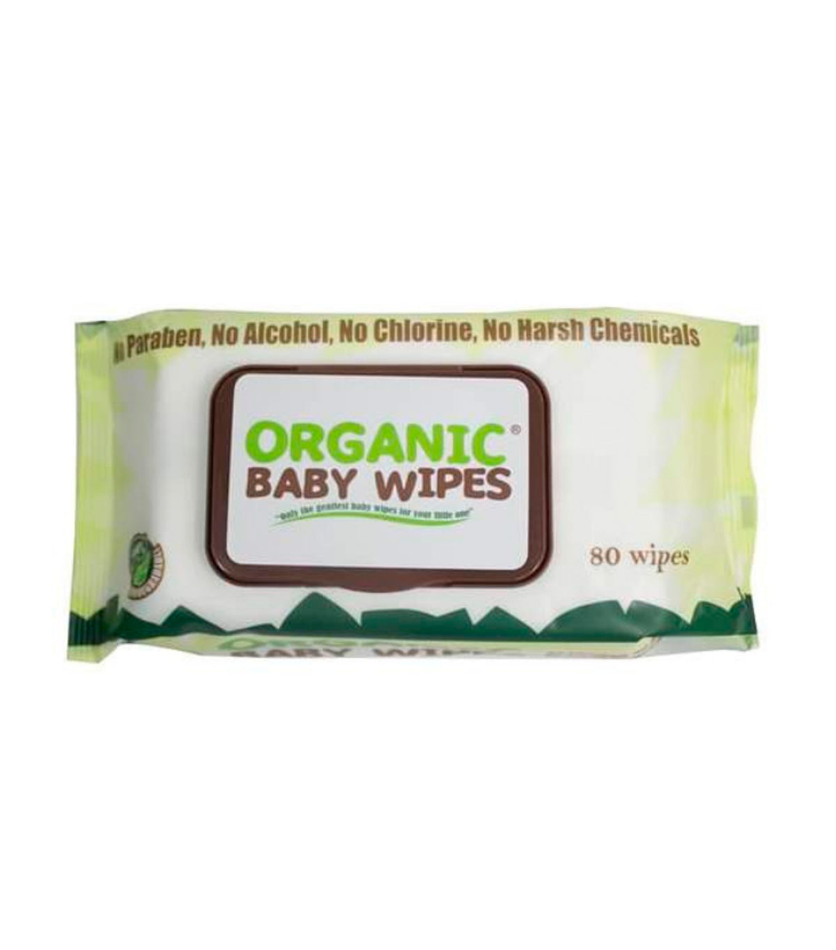 Organic Baby Wipes with Cap (80 Wipes) | Rustan's